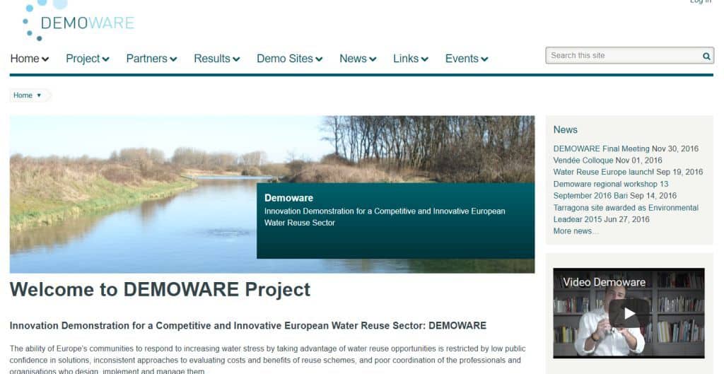 Proyecto Demoware EU: resumen ejecutivo - ASERSAgua